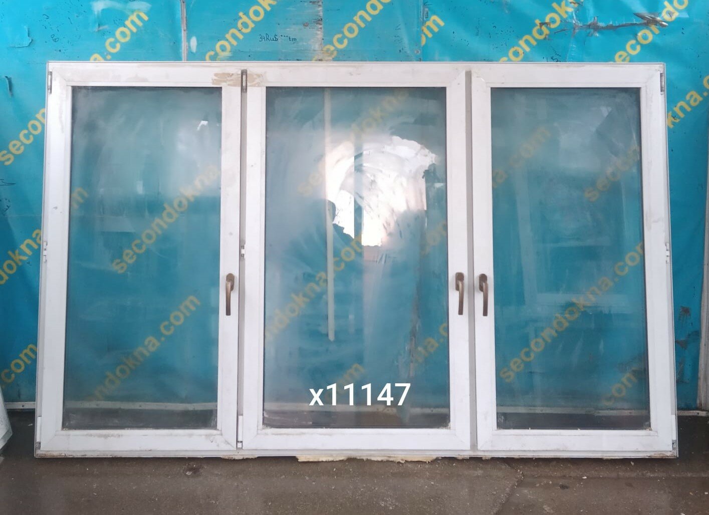 Пластиковое окно Б/У 1440(в)х2310(ш)