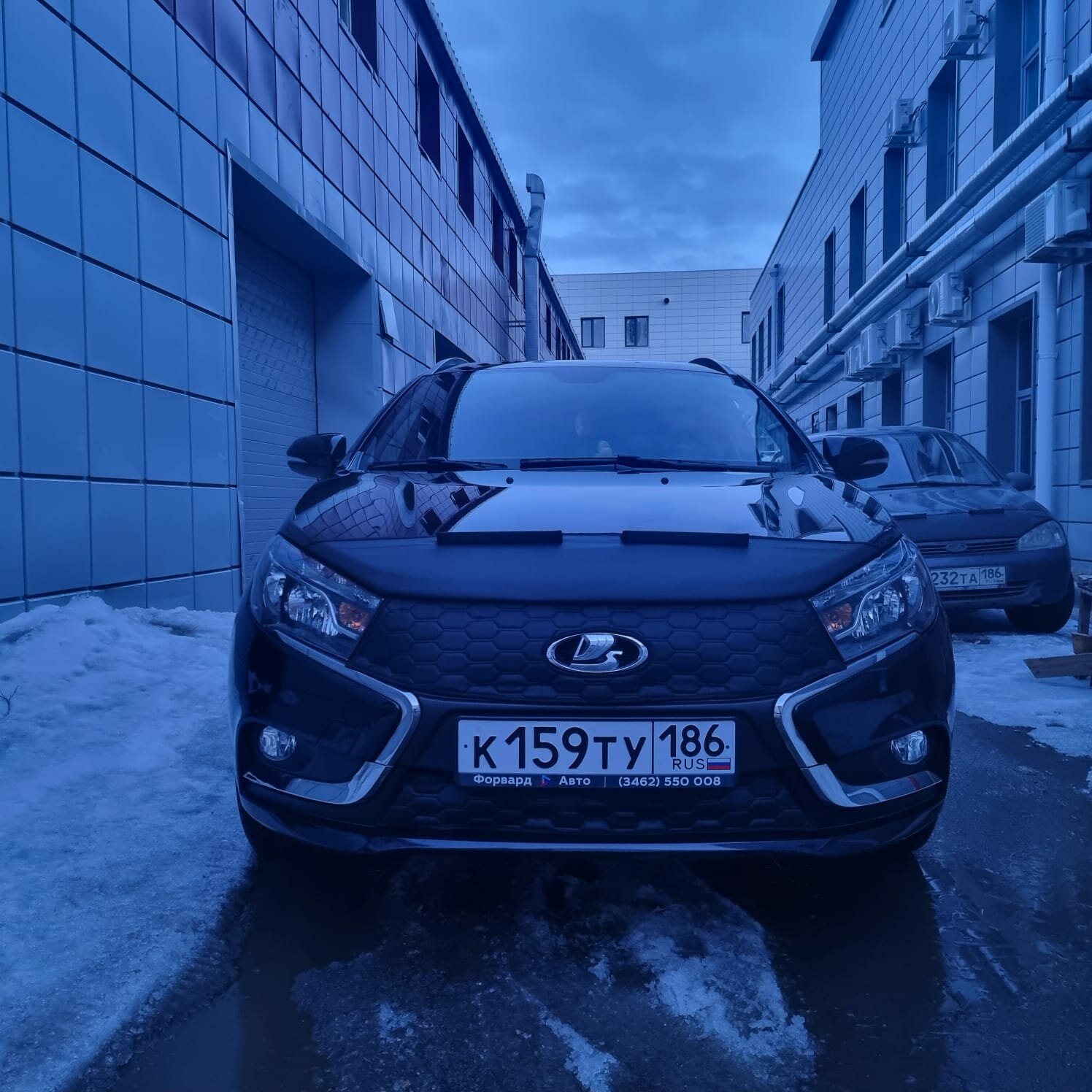 Утеплитель радиатора и бампера для Lada (ВАЗ) Vesta 2018-I Рестайлинг