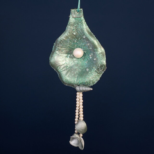 Елочная игрушка Ракушка Мооса 20 см, подвеска, Winter Deco, 2007578
