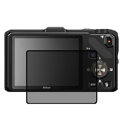 Скрин Мобайл защитный экран для фотоаппарата Nikon Coolpix S9300 из гидрогелевая плёнка приватное
