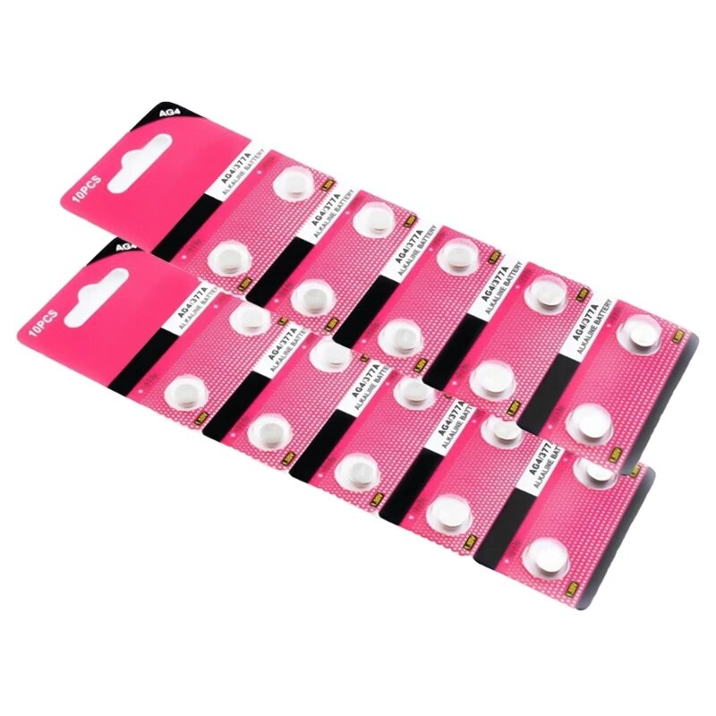 10/20 шт. AG4 LR626 377A высокоэффективные кнопочные батарейки для электроники