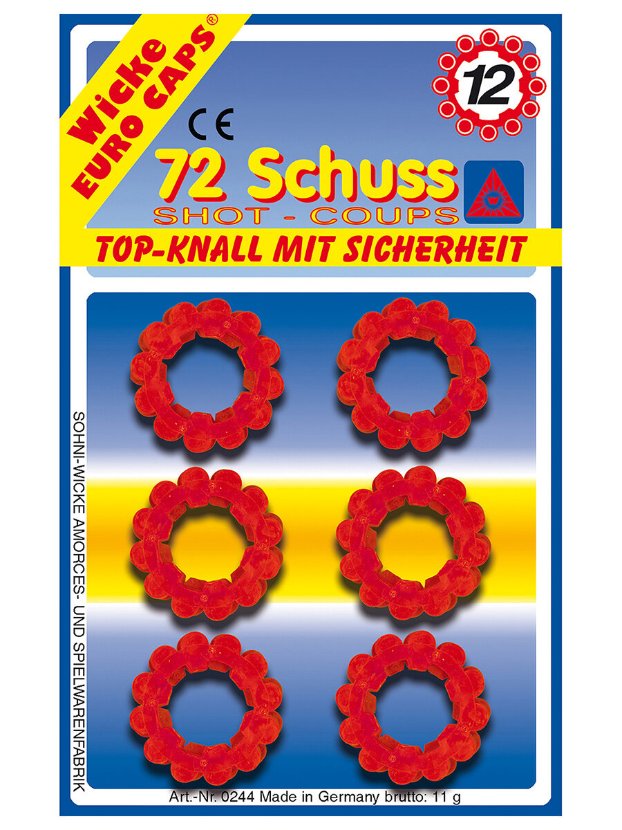 Sohni-Wicke Пистоны 12-зарядные, 72 выстрела 0244 с 6 лет