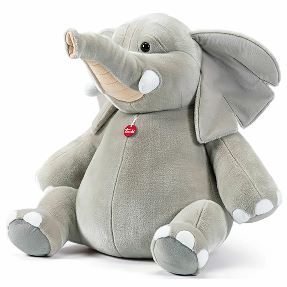 Мягкая игрушка TRUDI "Слон Элио", плюшевая, 65 см, серый цвет