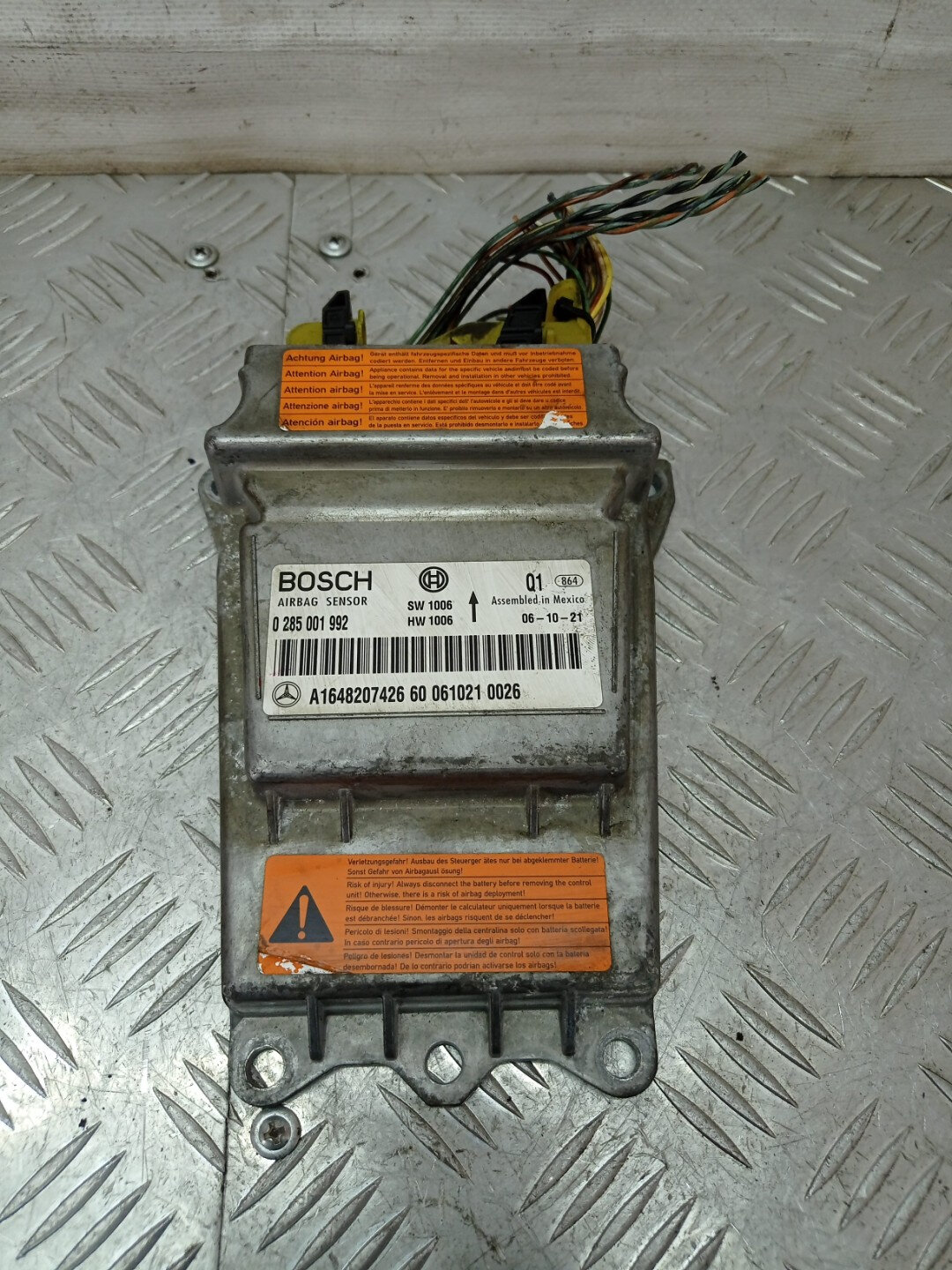 Блок управления подушками безопасности Mercedes-Benz GL X164 X164.822 2006 0285001992