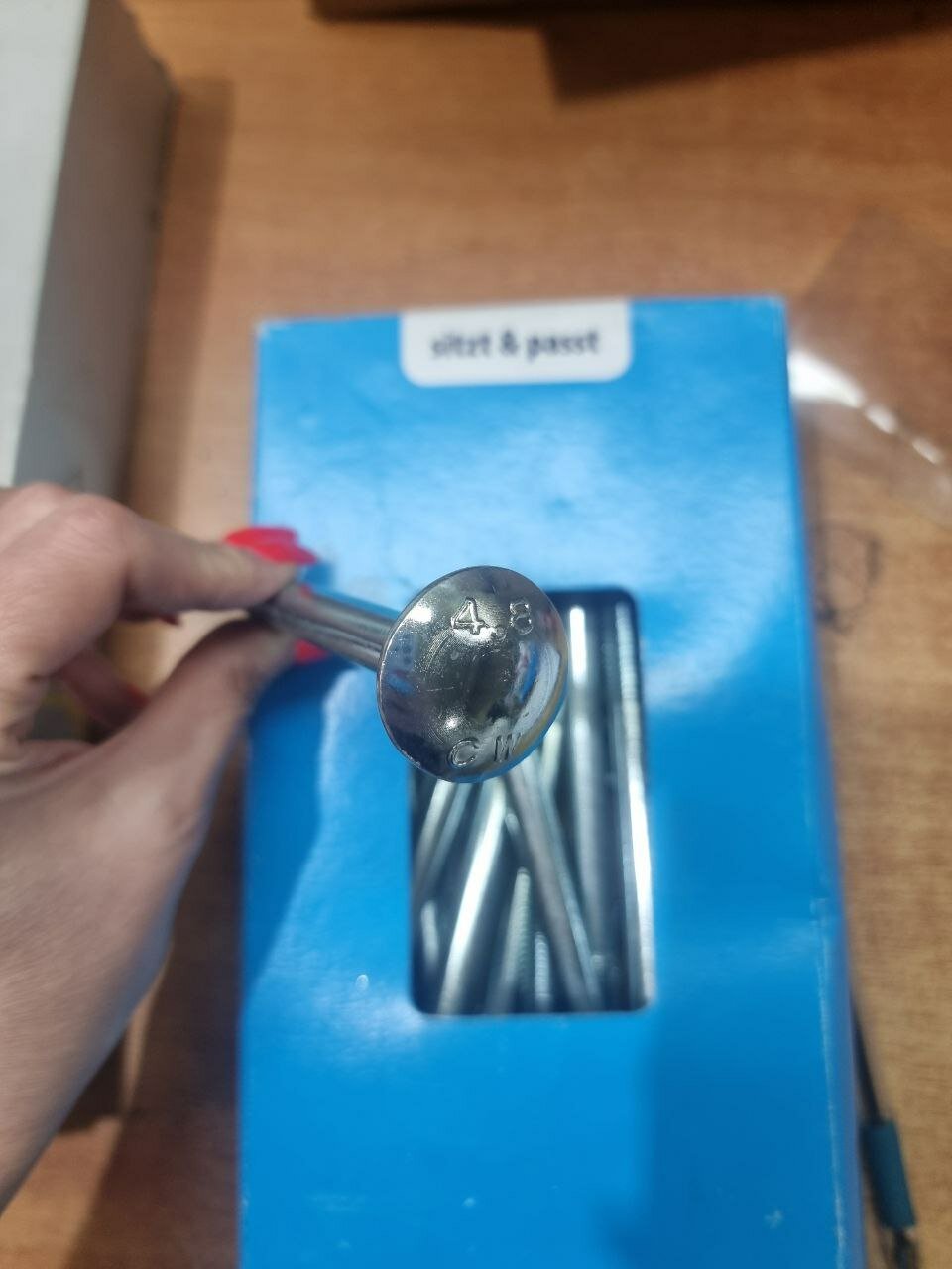 Болт мебельный набор с гайкой Din 603 SW19 M 12*180 (20шт ) SWG, Германия