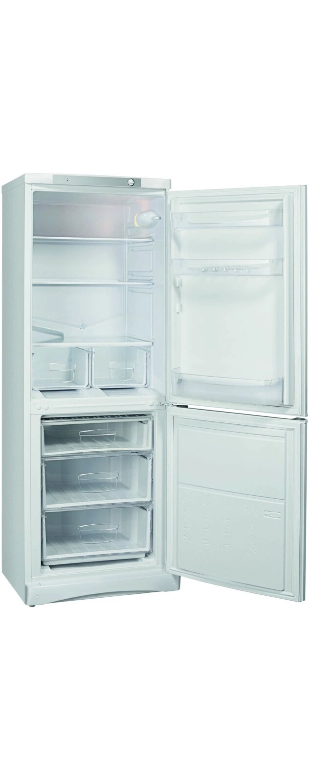 Холодильник Indesit ES 16 A, двухкамерный, перевешиваемые двери, белый