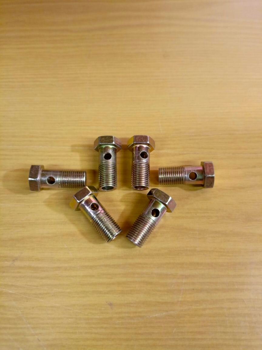 310122-П Болт штуцер топливной трубки с 1 отв. М10х1 L-22 мм (6 шт)