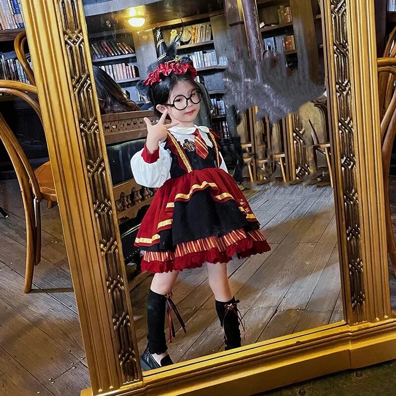 Костюм Гарри Поттера для девочек, плащ на Хэллоуин