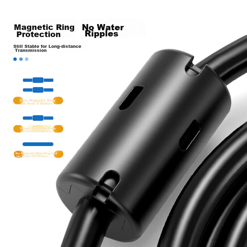 Biaze VGA Short Cable 3+9, VGA Connection Cable, Computer Monitor Cable, Video Extension Cable, 15-Pin VGA Data Cable, VGA Cable, Male to Male, 0.3 Meters