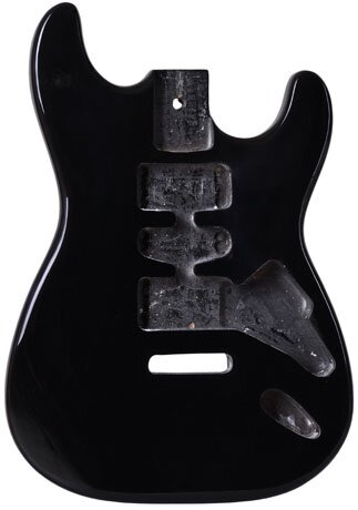 Корпус электрогитары, липа, Sunsmile SST 10BO-BK