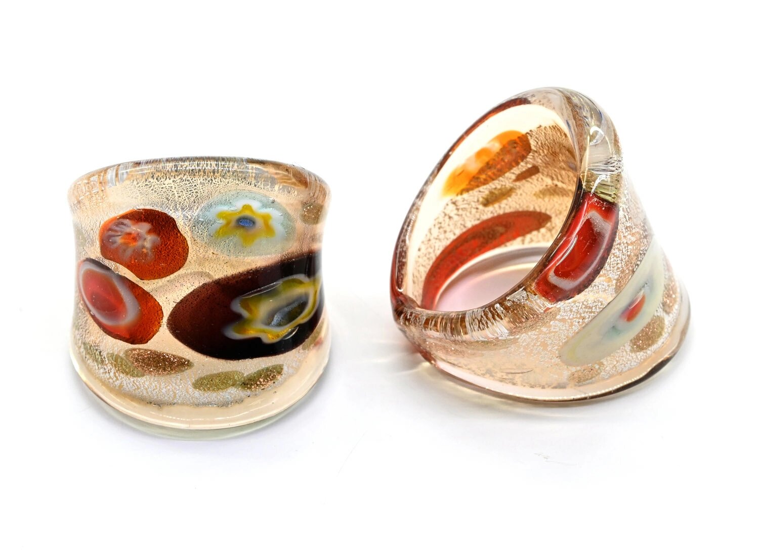 Кольцо, муранское стекло