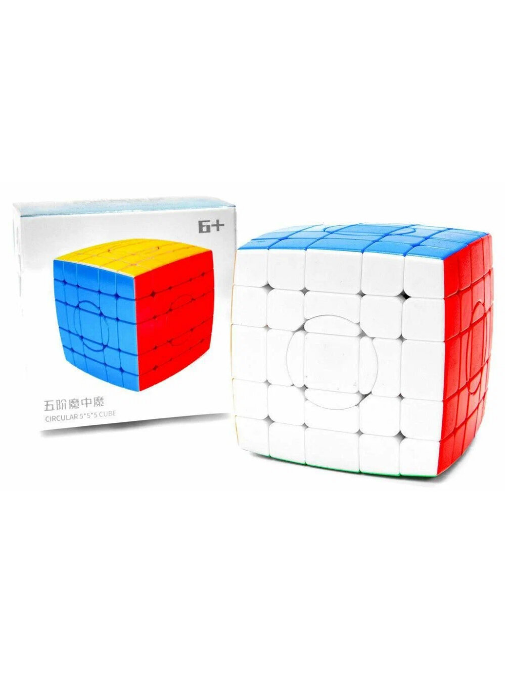 Головоломка Shengshou Crazy 5x5 cube V1, цветной пластик, без наклеек