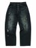 Джинсы THUG CLUB Burn Down, размер 46, blue