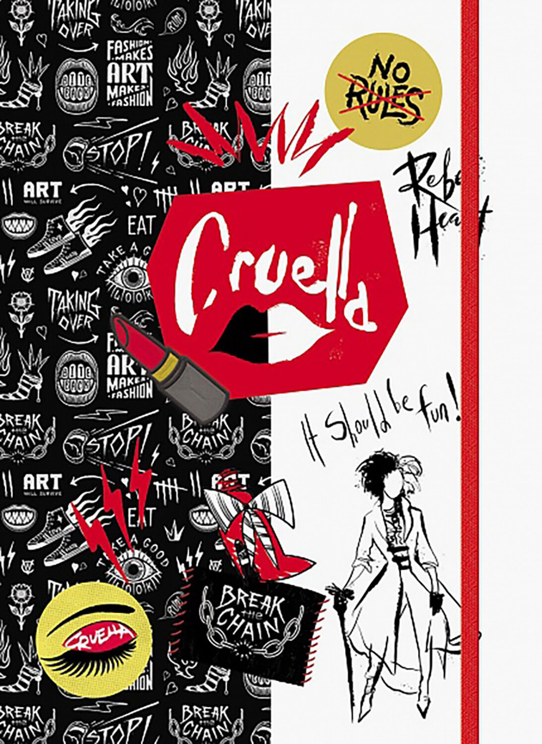 Скетчбук Круэлла, А5, 80 и 50 листов