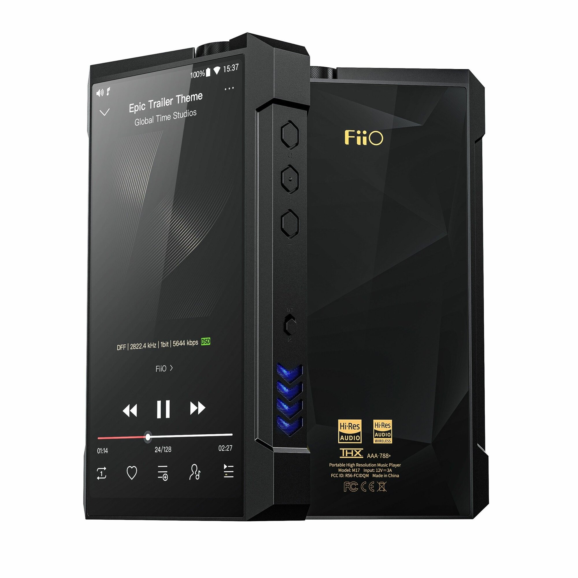 M17 Портативный Настольный Android HiFi Музыкальный проигрыватель MP3 Двойной ES9038PRO