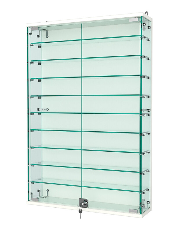 Витрина "атриум" настенная №2-2, Белый. Производитель товара - компания Westcom.