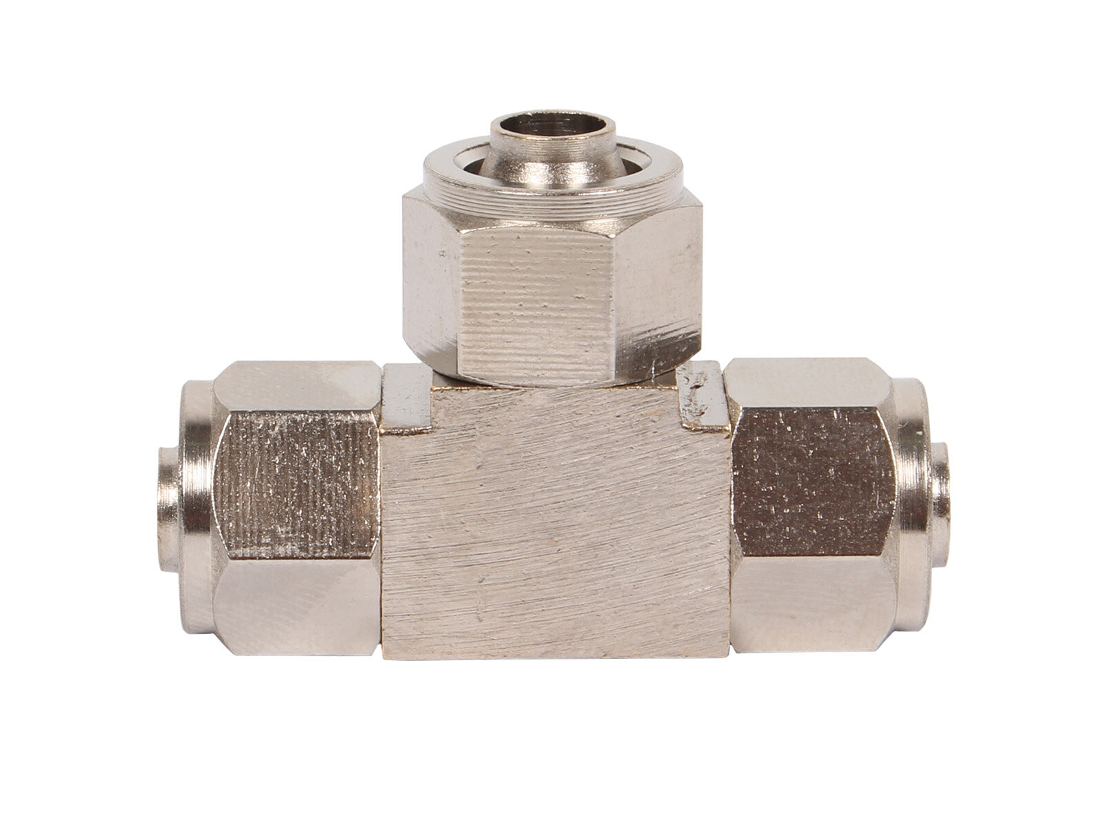 Фитинг тройной с накидными гайками KPE-8