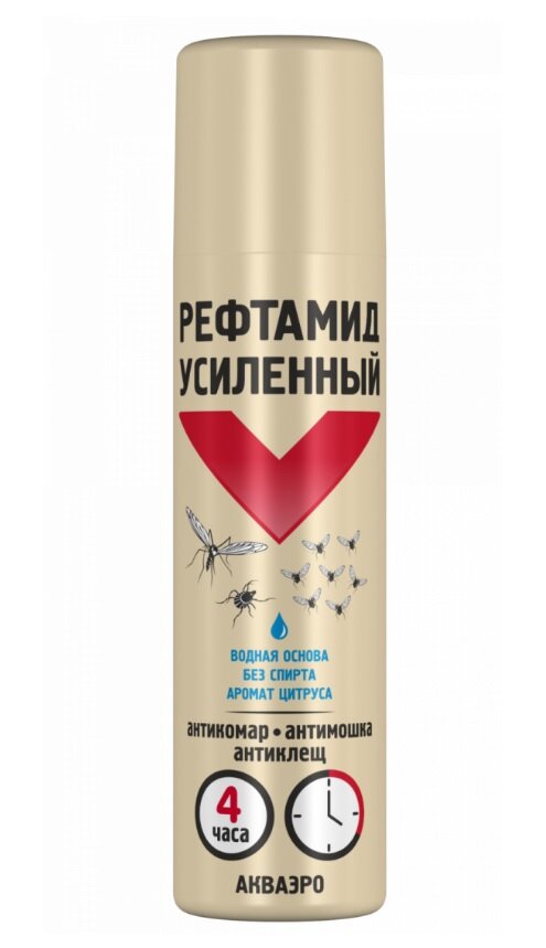 Репеллент "Рефтамид от комаров, клещей и мошек" на водной основе150мл (45-150)