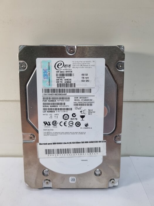 Жесткий диск Seagate ST3450857SS 450Gb SAS 3,5" HDD