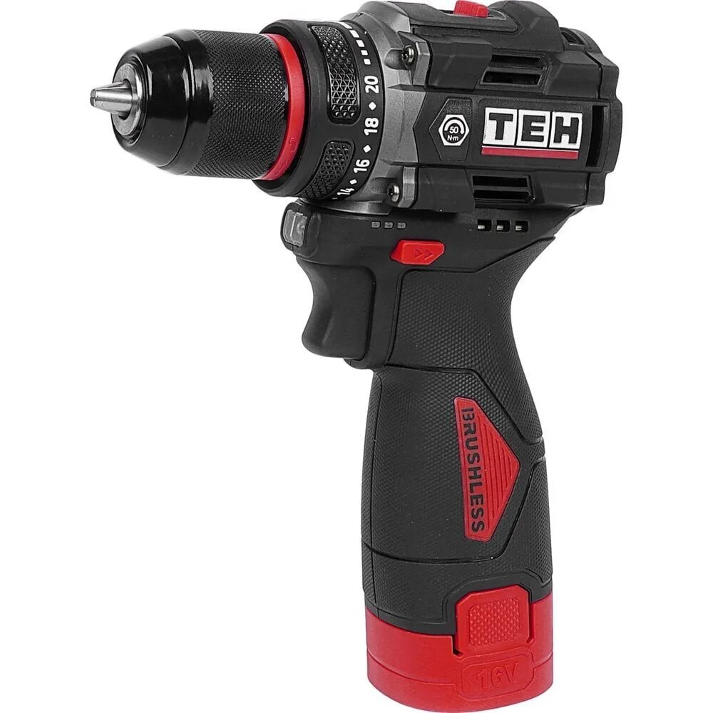 Аккумуляторная дрель TEH TDBL316-2B