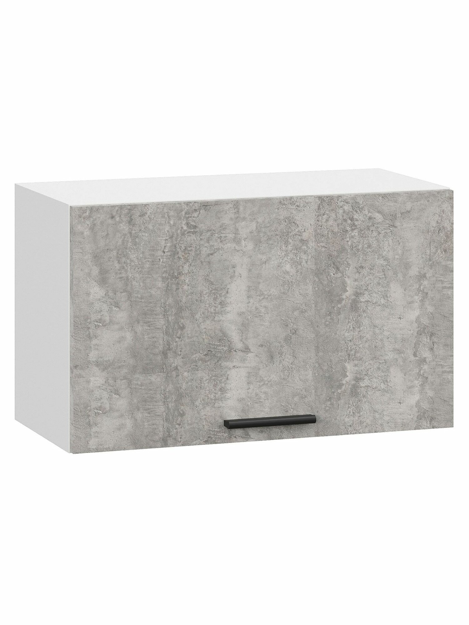 Кухонный модуль навесной, шкаф Урбан, 60х29.6х36 см, Белый / Цемент светлый