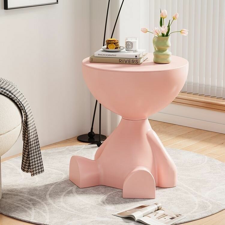 Журнальный Милый модный прикроватный столик, экологичный материал PE,41*37*37cm