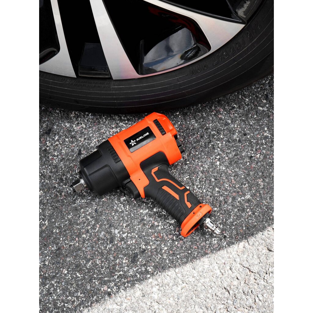 Гайковерт пневматический 1/2" "AIRLINE" (ударный, композитный, 860 Нм)