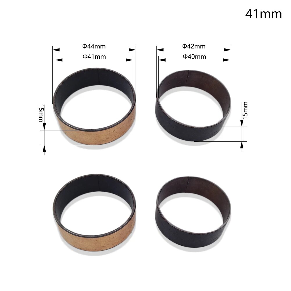 Втулка вилки мотоцикла Универсальная, 41 мм, 43 мм, 47 мм, 48 мм, 49 мм, 4 шт. 41mm