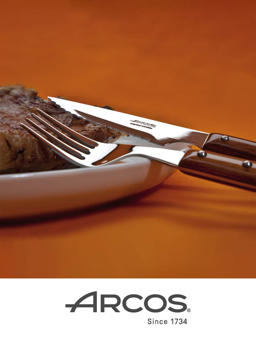 Набор приборов для стейка Arcos на 6 персон, 12 предметов, сталь NITRUM