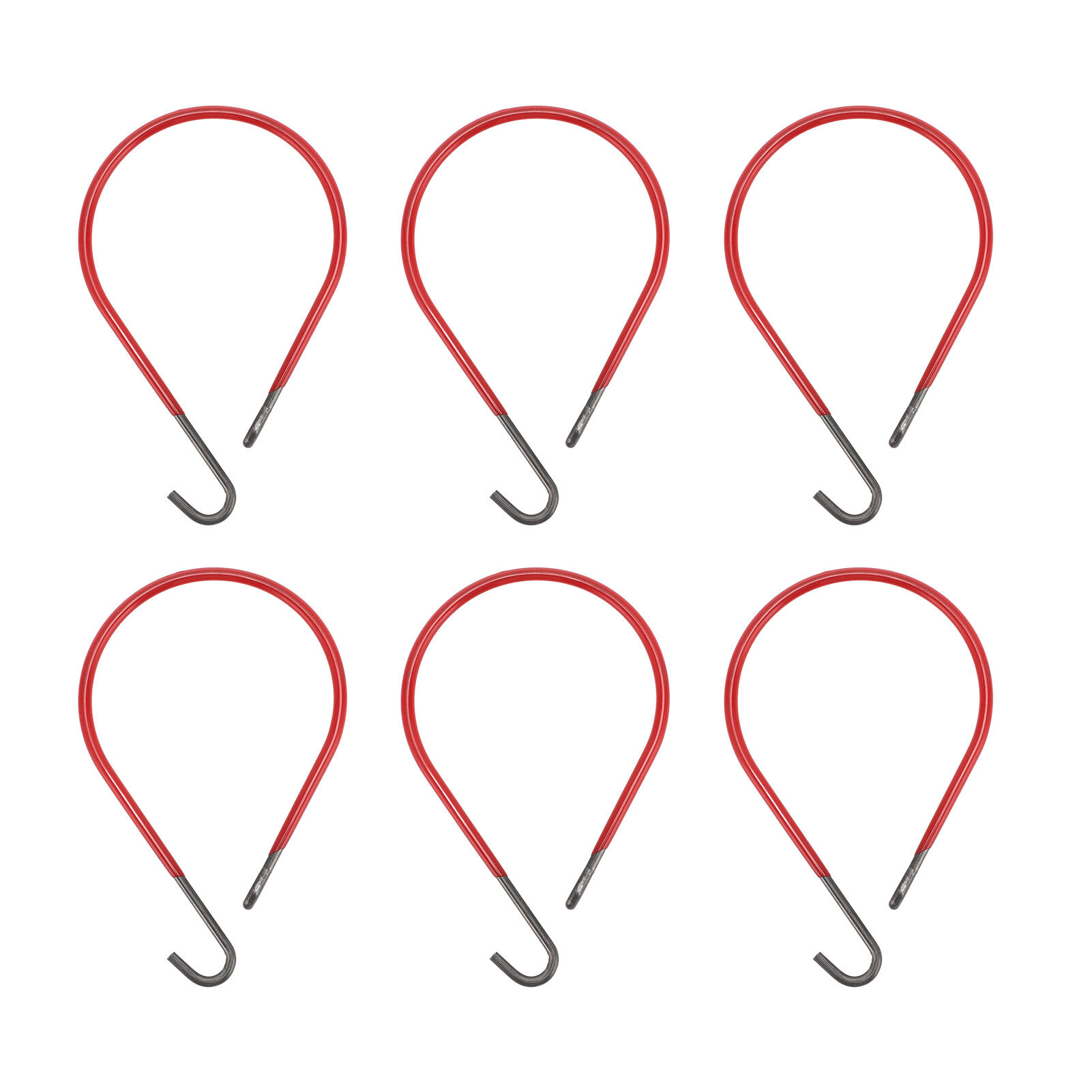 6 шт. крюков для шахтерских кабелей из углеродистой стали и полиэтилена, потолочные крюки для крепления кабеля.