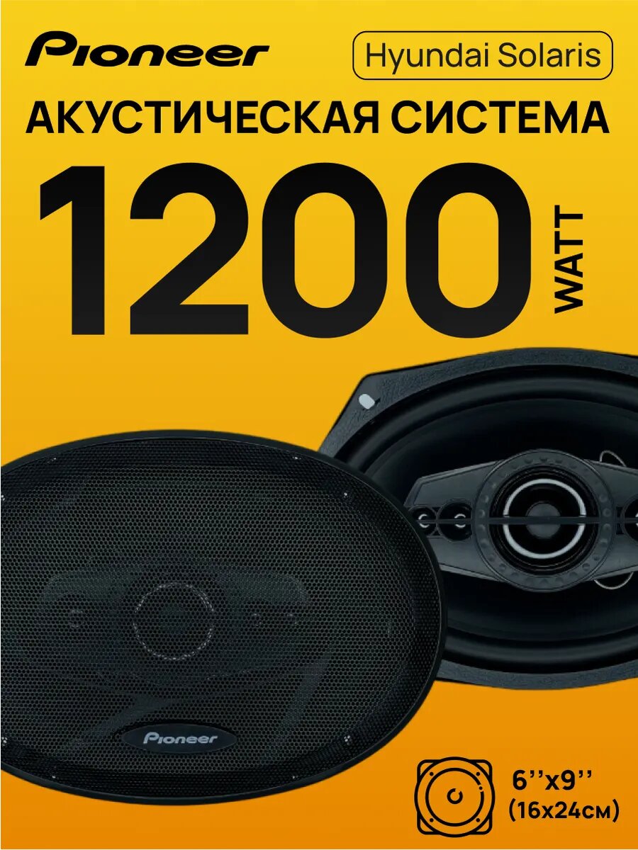 Динамики автомобильные овалы в машину