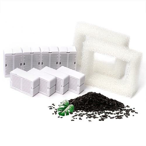 Фильтр фонтана кошки Фильтр активированного углерода замены домашних животных для дозера воды Фильтр воды для кошки для собаки Фонтан воды 8 фильтров 2 пены