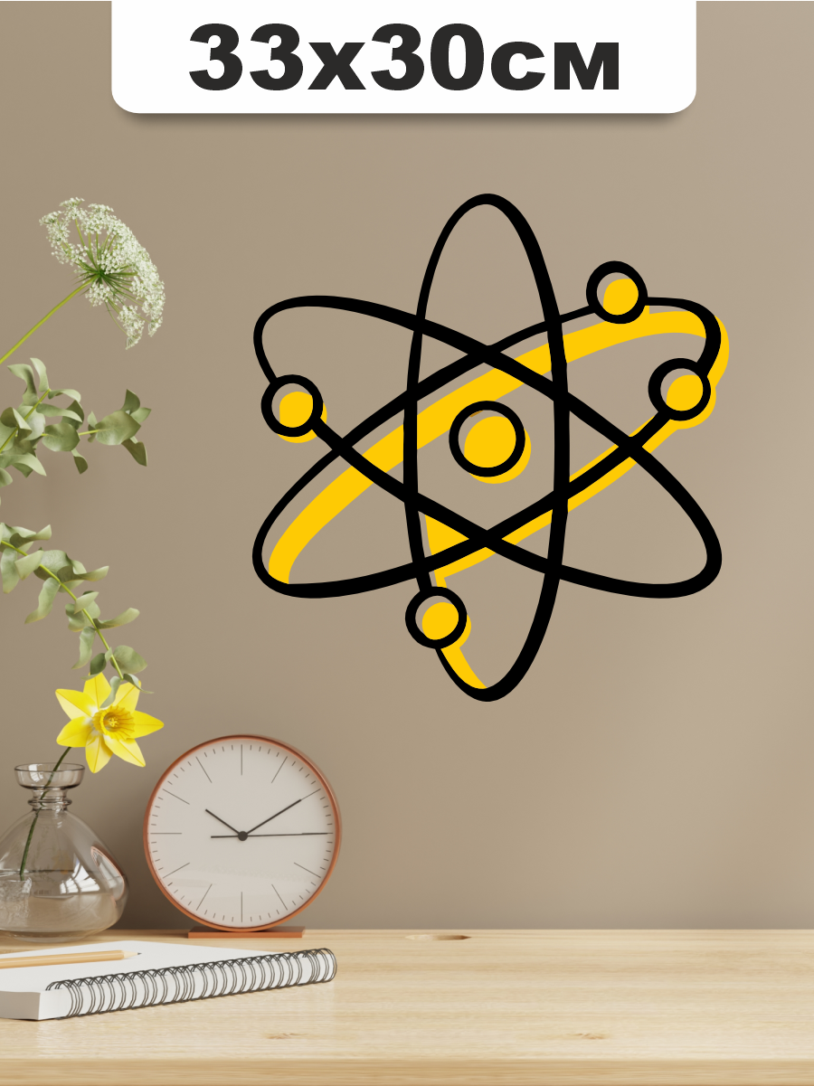 Наклейка на стену школа химия