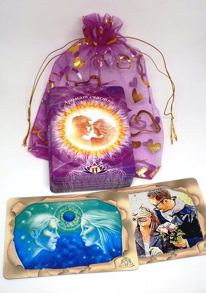 Метафорические ассоциативные карты "Аромат счастья", 74 карты, 7х10 см, глянец, автор: Светлана Сухова