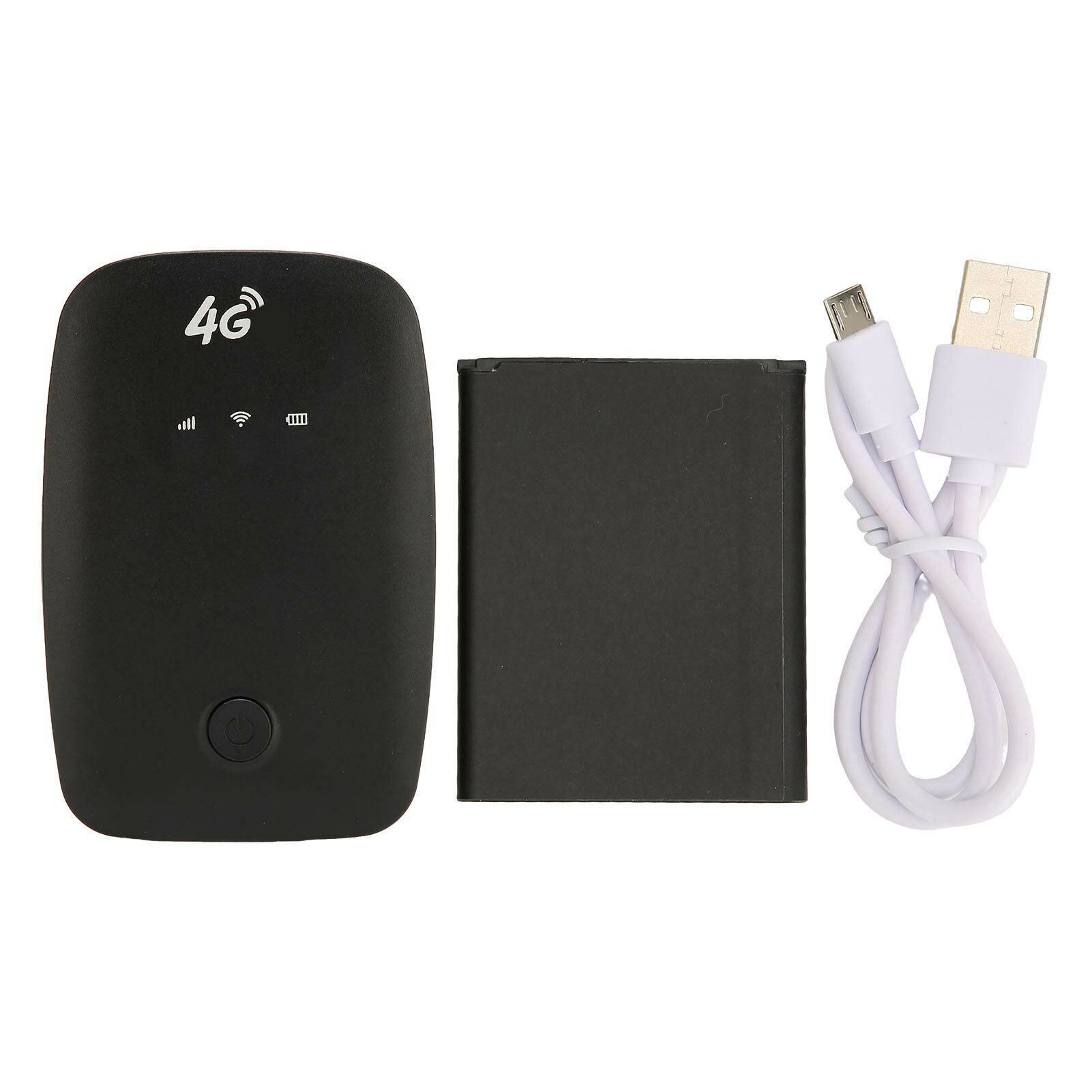 4G Mobile Wi -Fi Hotspot Micro Card Slot 2100MAH Батарея портативный 4G Wi -Fi маршрутизатор для пользователей автомобилей Бизнес -путешественники
