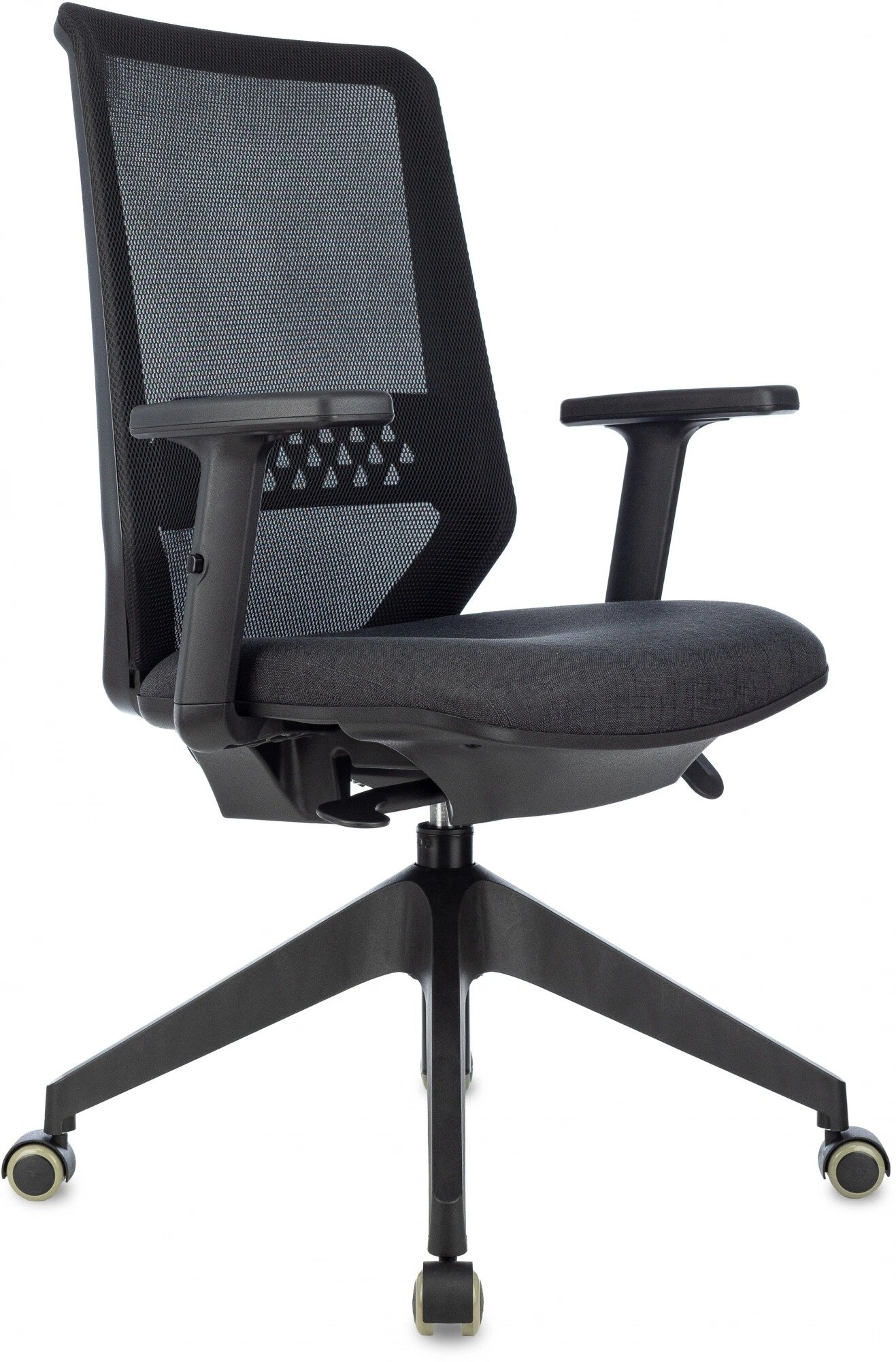 Кресло офисное Бюрократ MC-611NL черный TW-01 38-418 сетка/ткань, крестов.4-луч. пластик