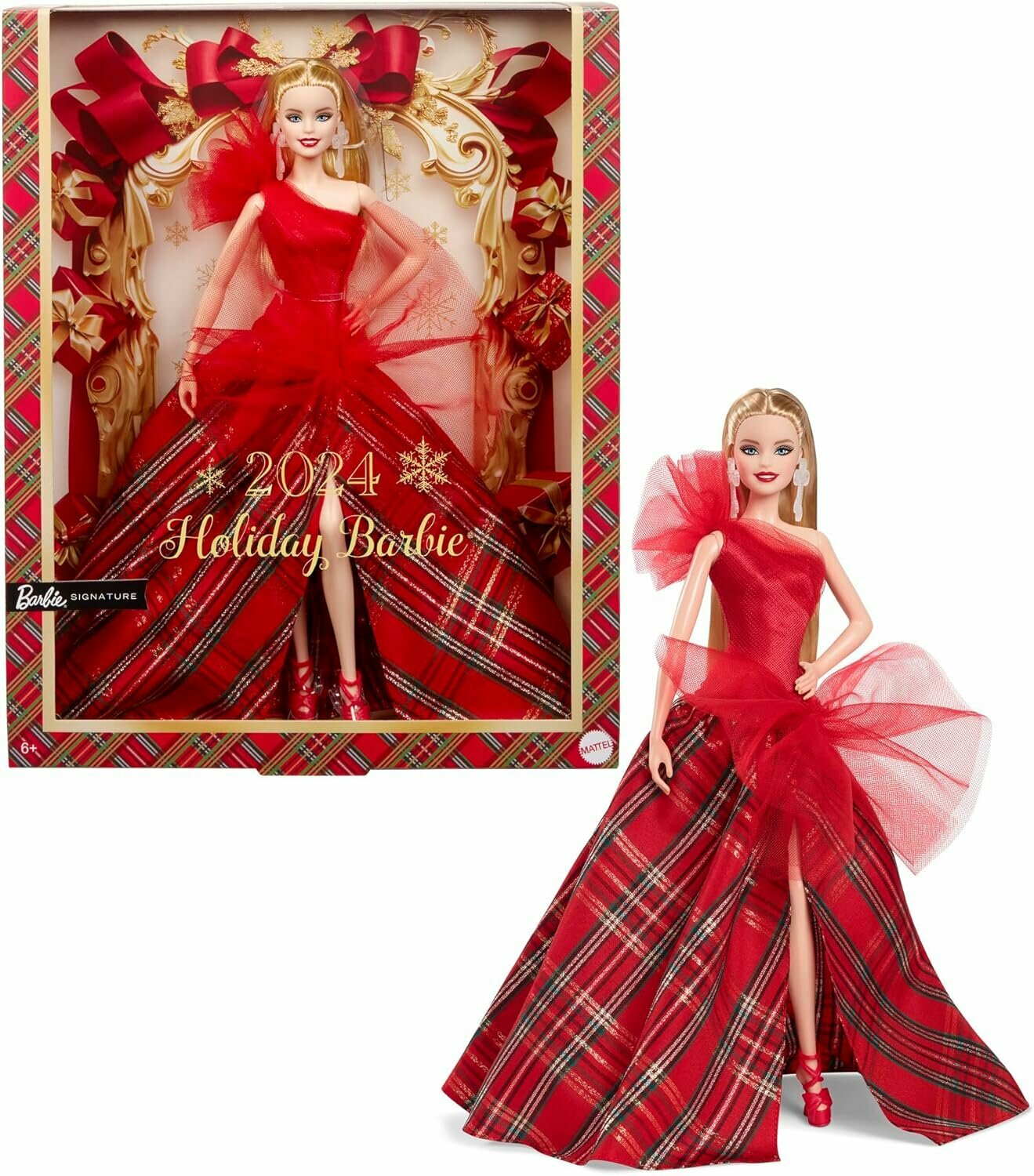 Кукла Барби Barbie Holiday 2024 Blonde HRM61