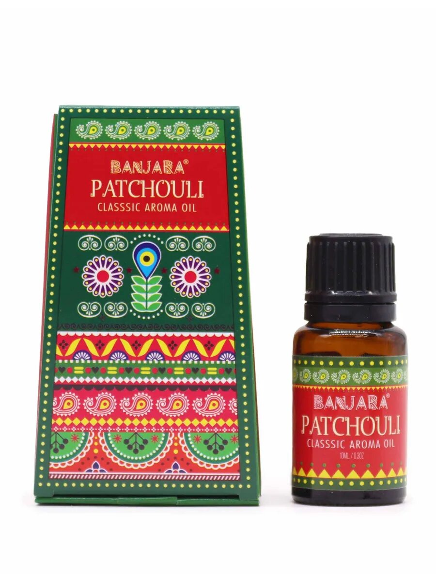 PATCHOULI Classic Aroma Oil, Banjara (пачули классическое ароматическое масло, Банджара), 10 мл.