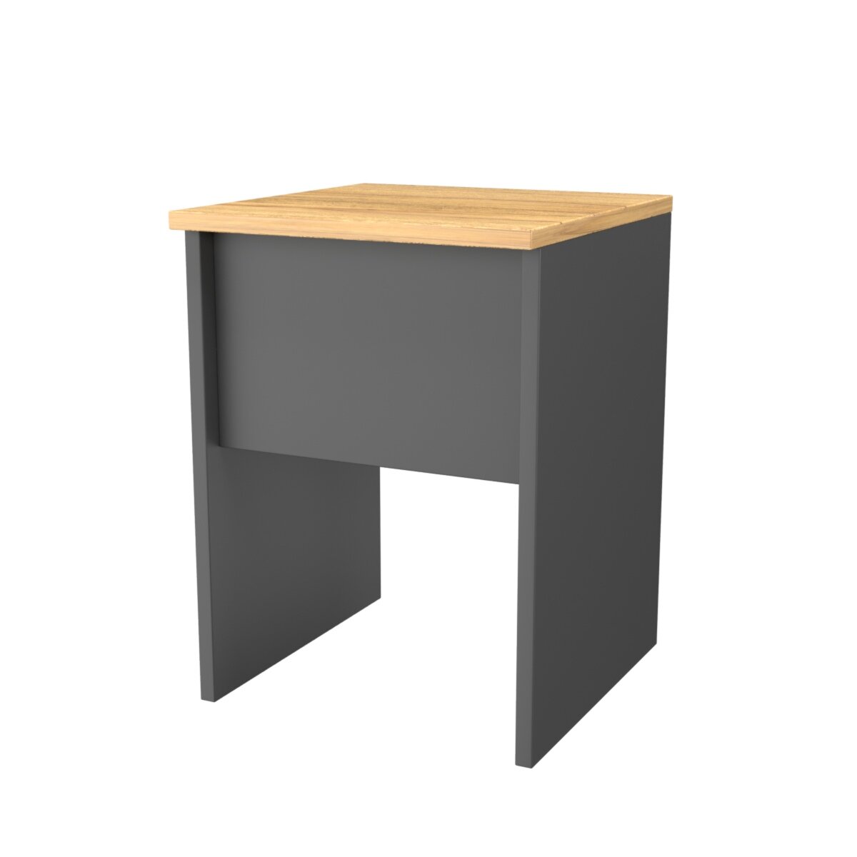 Скамейка для раздевалок №2-1, Темно-серый и Дуб Золотистый. Производитель товара - компания ТОБ.