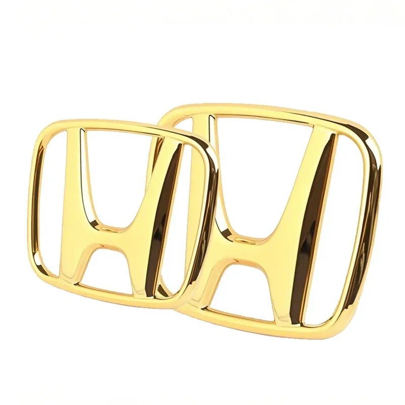 Эмблемы Honda Civic 10th Sedan, Gold, комплект 2 шт