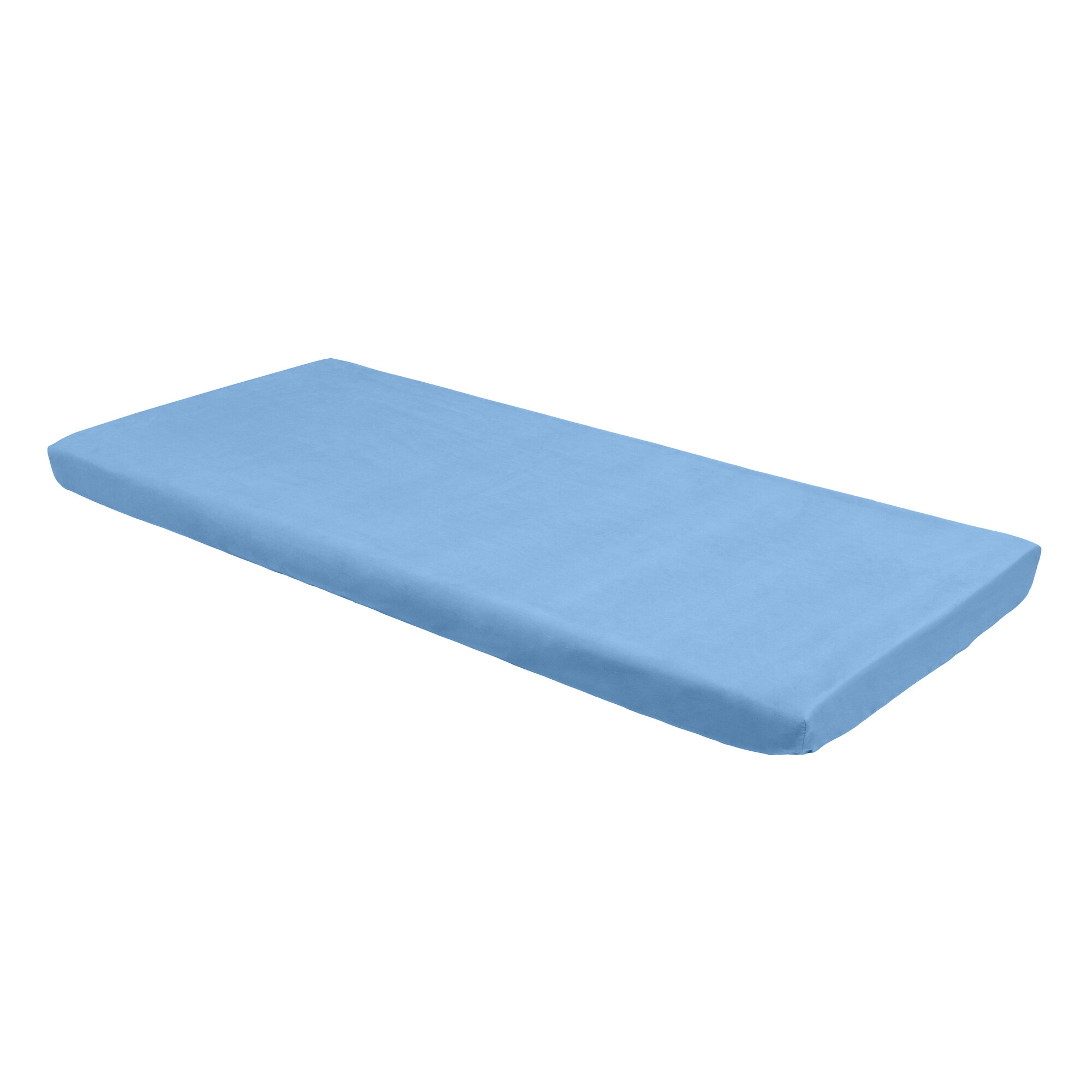 Наматрасник М-Стиль "Хагги, Банни", на резинке, для детской кроватки, голубой 200х90 см