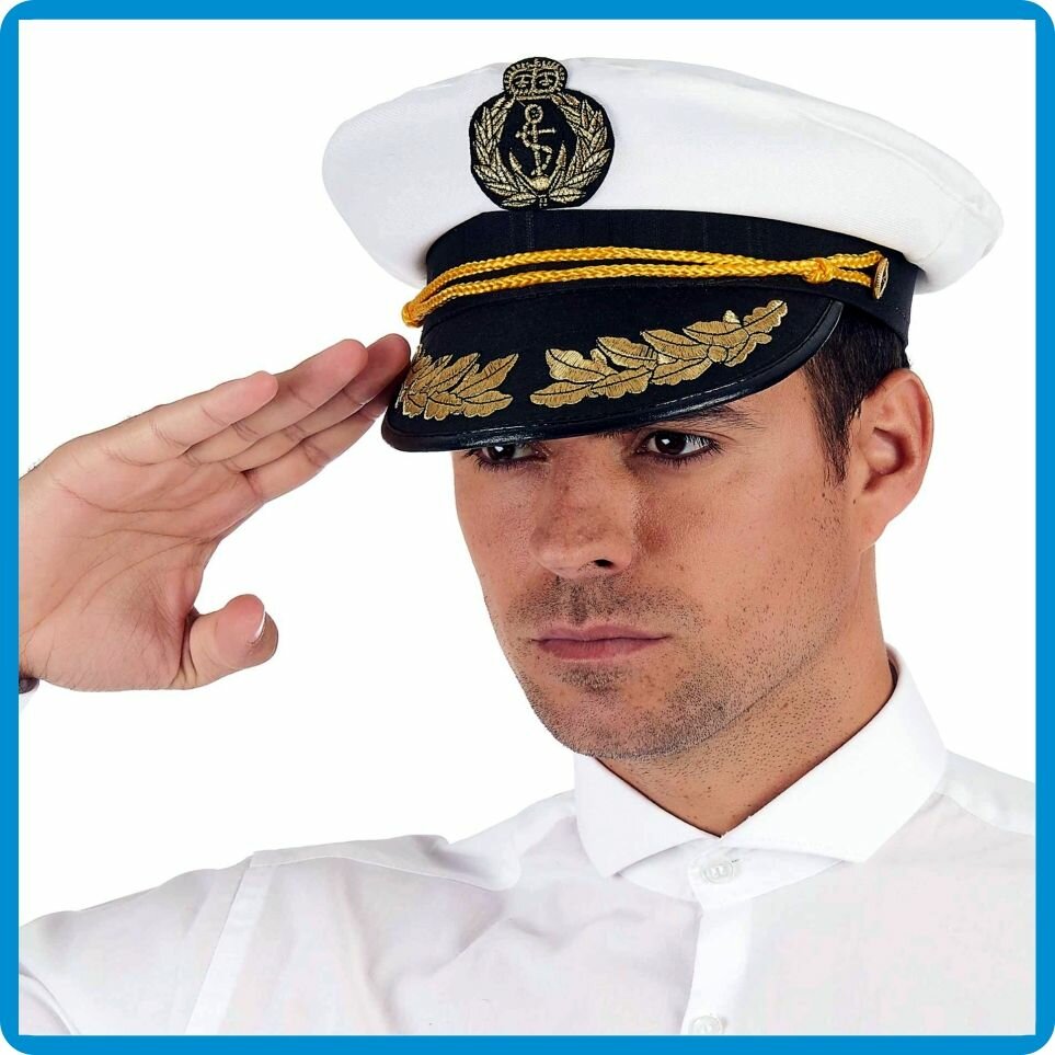 Фуражка капитана. морская фуражка