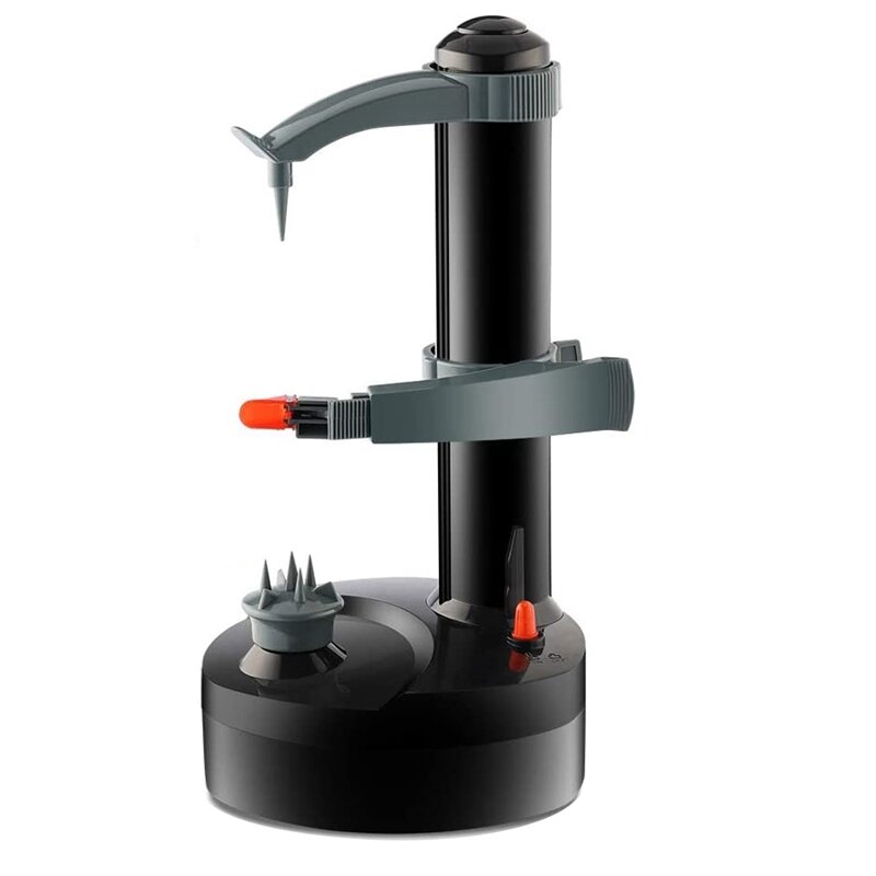 Электрическая спиральная машина для чистки яблок, резки, нарезки фруктов, картофеля, автоматическая машина для кухонных принадлежностей, вилка США