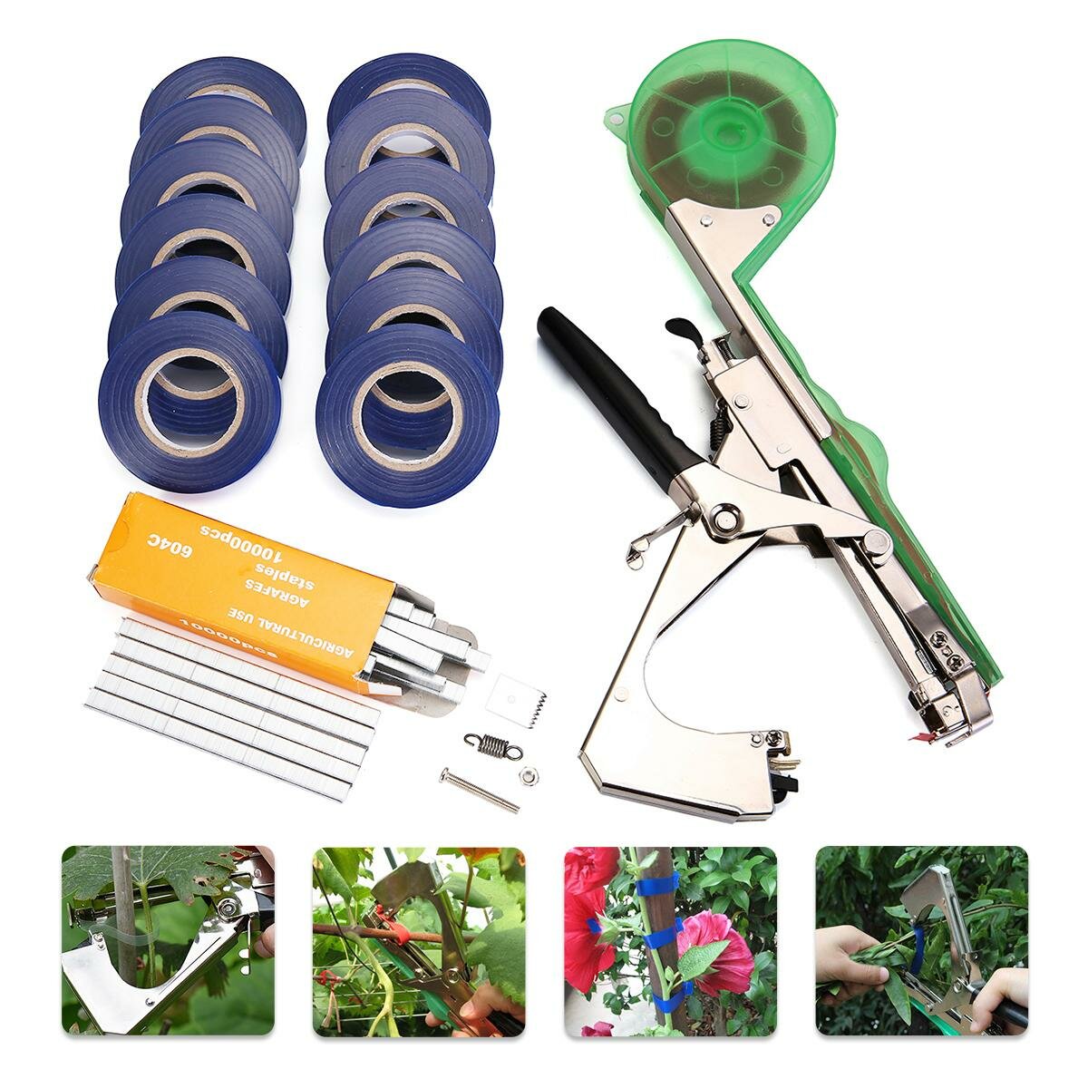 Инструмент для подвязки растений Машина для подвязывания ветвей Машина для подвязывания ветвей Инструмент для подвязывания ветвей Резак для подвязывания ветвей Садовый инструмент -
