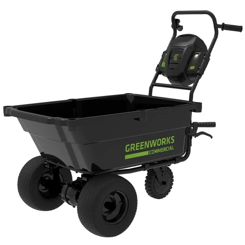 Тележка садовая самоходная аккумуляторная GREENWORKS 82GC, 7400607, без АКБ и ЗУ