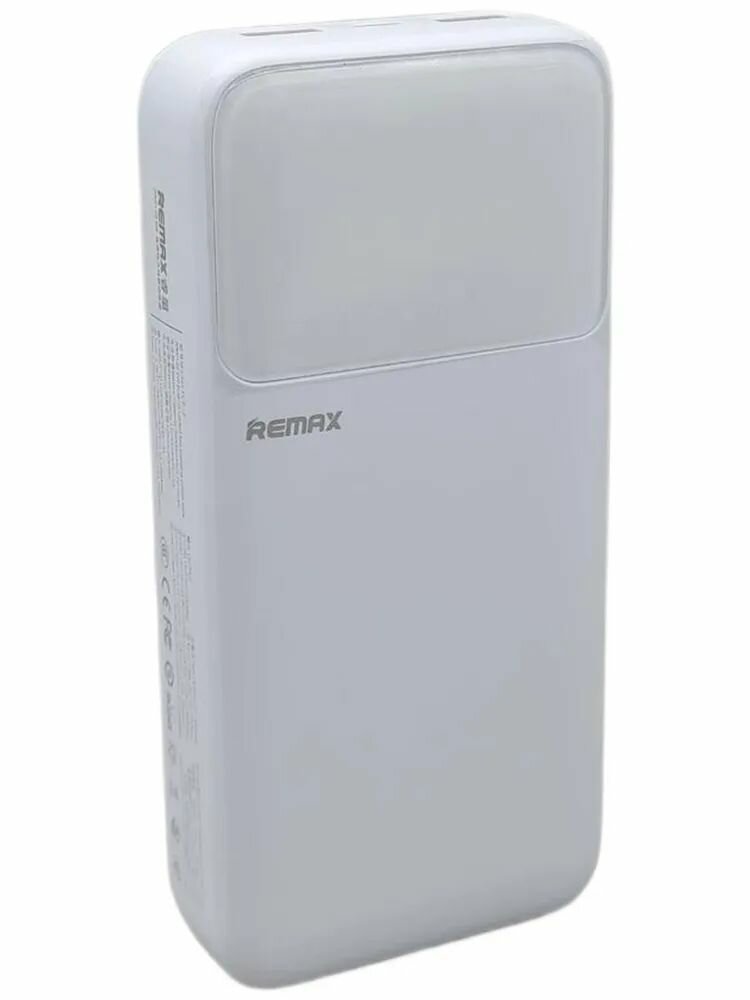 Внешний аккумулятор Power Bank Remax FCP-2 20000 mAh 22.5w ; повербанк для телефона с быстрой зарядкой Fast Charging, белый