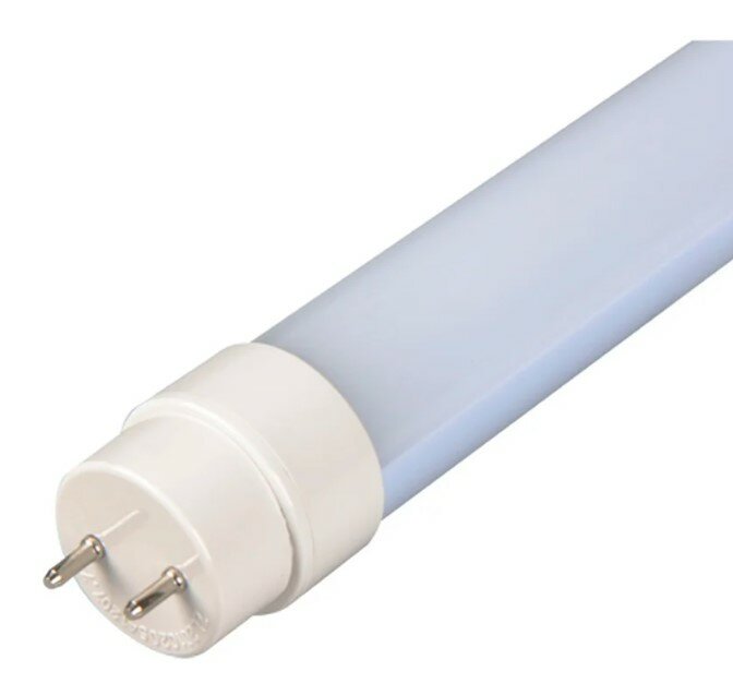 Лампа светодиодная 18W G13 LEDТ8 6500К 220V (VLL-T8-18-G13-6500 ECO) L=1200mm, стекло, неповоротная