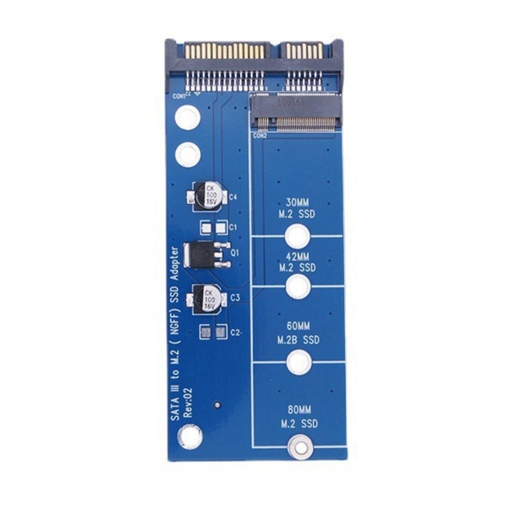 M. карта адаптера 2 к SATA3 Твердотельный накопитель NGFF SSD-синий