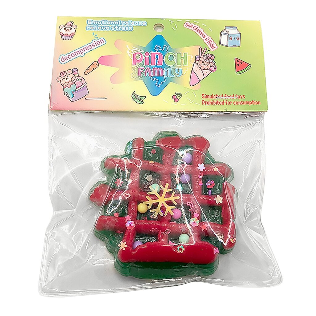 Модные рождественские кошачьи лапки, игрушка для снятия стресса, мягкие пластиковые цементные конструкции релаксации и уменьшения беспокойства