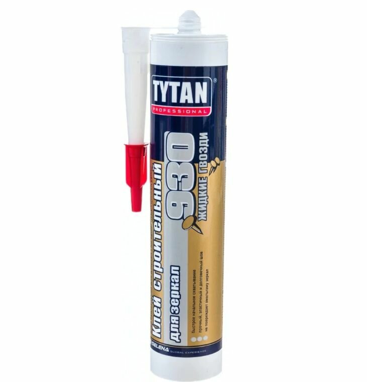 Клей монтажный для зеркал Tytan Professional №930 380 г бежевый